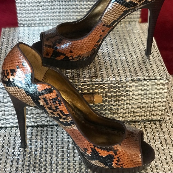 Shoes | Stiletto Snake Print Heels | Poshmark